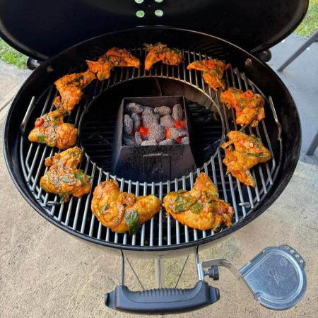 Kettle Cone Vortex - Smokey BBQ Bits - Enhance BBQ Heat Control & Flavor