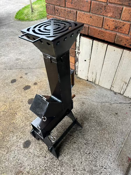 Smokey BBQ Rocket Stove - Grill Top the serious outdoor BBQ– Smokey BBQ ...
